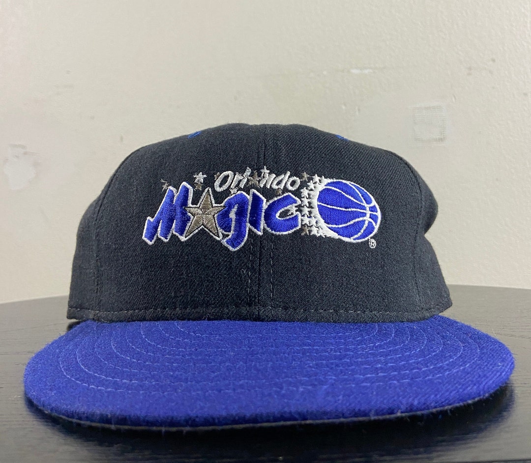 Vintage Orlando Magic Fitted Hat Cap New Era Made USA Size 7 1/4 NBA ...