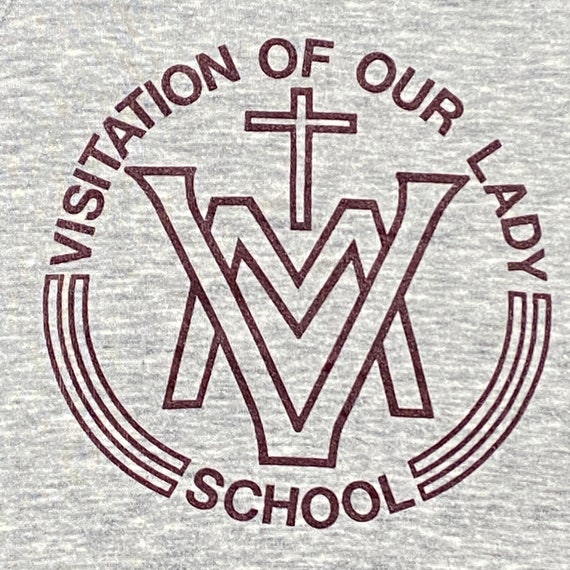 Vintage Visitation of Our Lady School Crewneck Sweats… - Gem