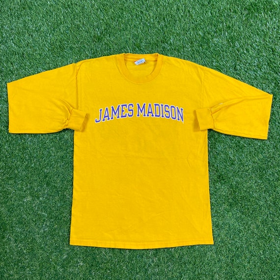 Vintage James Madison University Long Sleeve Shirt Ch… - Gem