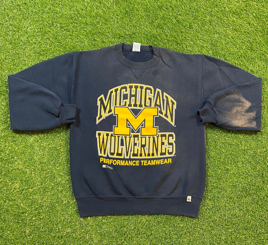Vintage University of Michigan Crewneck Sweatshirt Size Medium M ...