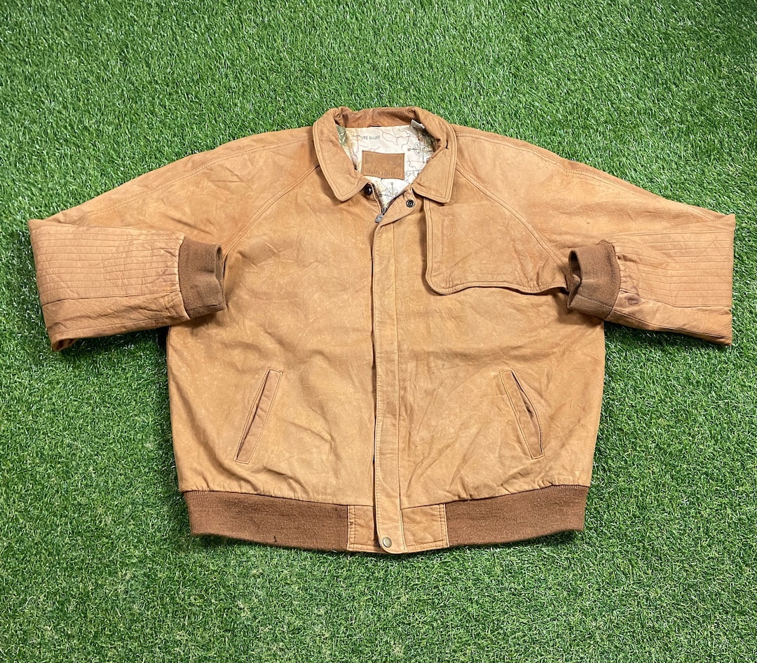 Vintage Marlboro Genuine Leather Jacket Size Xtra Large XL Authentic ...