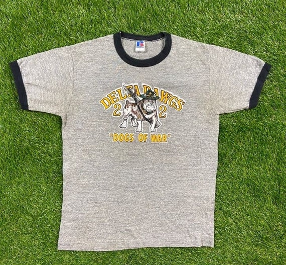 Vintage Delta Dawgs 22 Dogs of War T Shirt Russell Athletic - Etsy