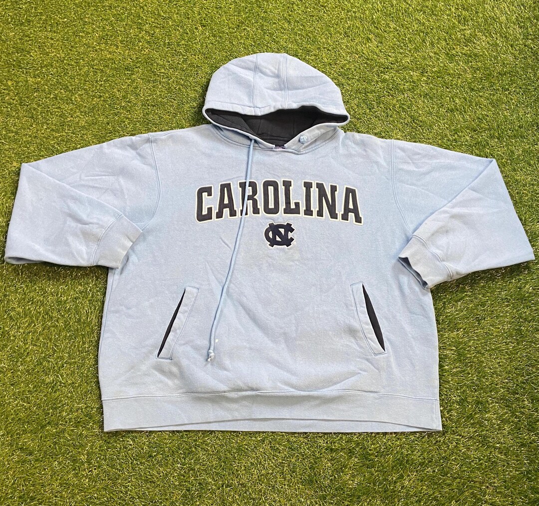 Vintage UNC University of North Carolina Tar Heels Hoodie Sweatshirt ...