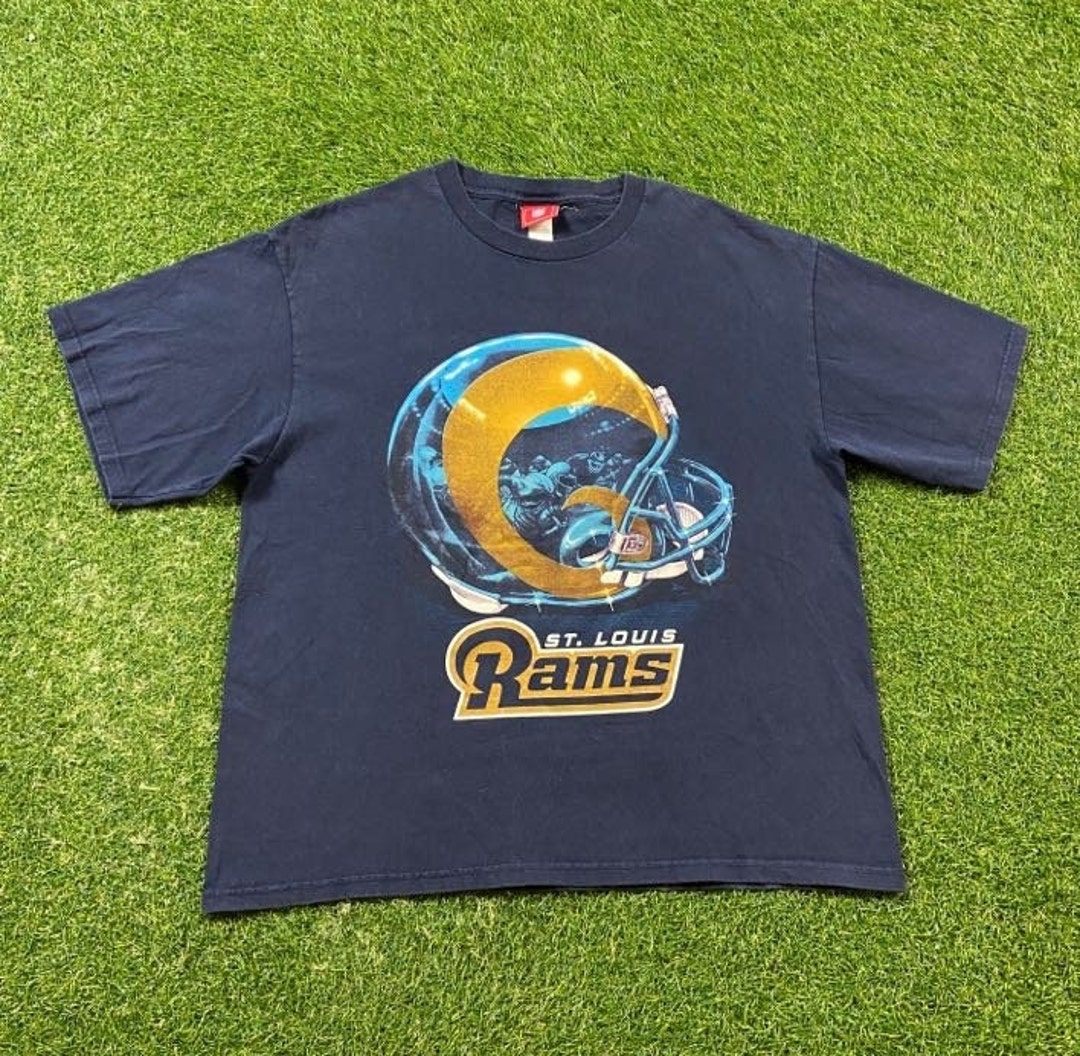 Vintage St Louis Rams T Shirt Tee Size Xtra Large XL NFL Football ...