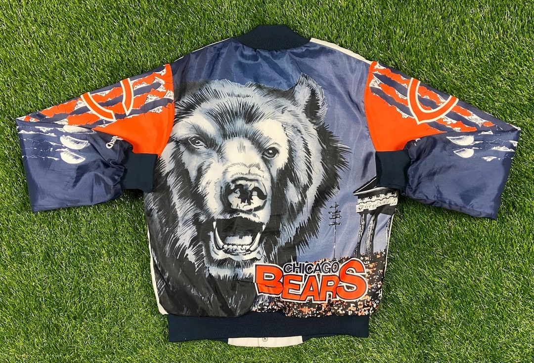 Vintage Chicago Bears Chalkline Fanimation Nylon Letterman - Etsy