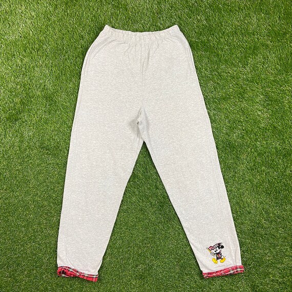 Vintage Mickey Mouse Sweatpants Size Large Disneyland… - Gem