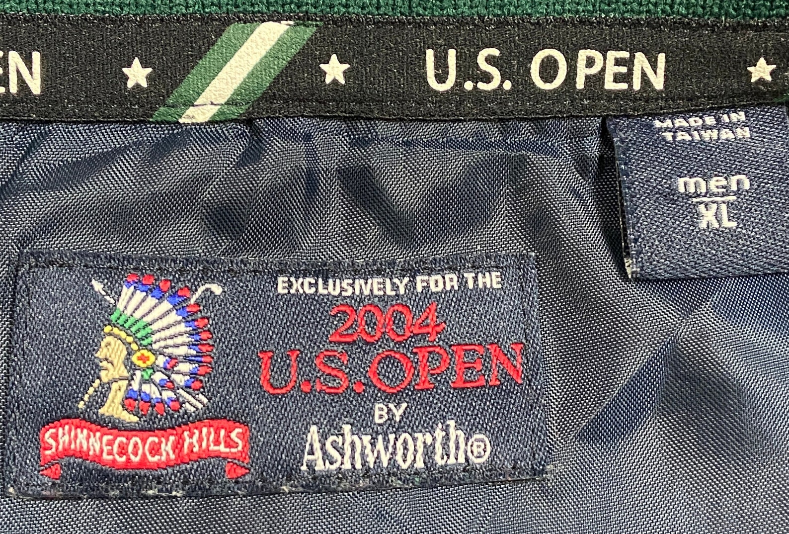 Vintage US Open Golf Windbreaker Jacket Ashworth Size Xtra Large XL ...