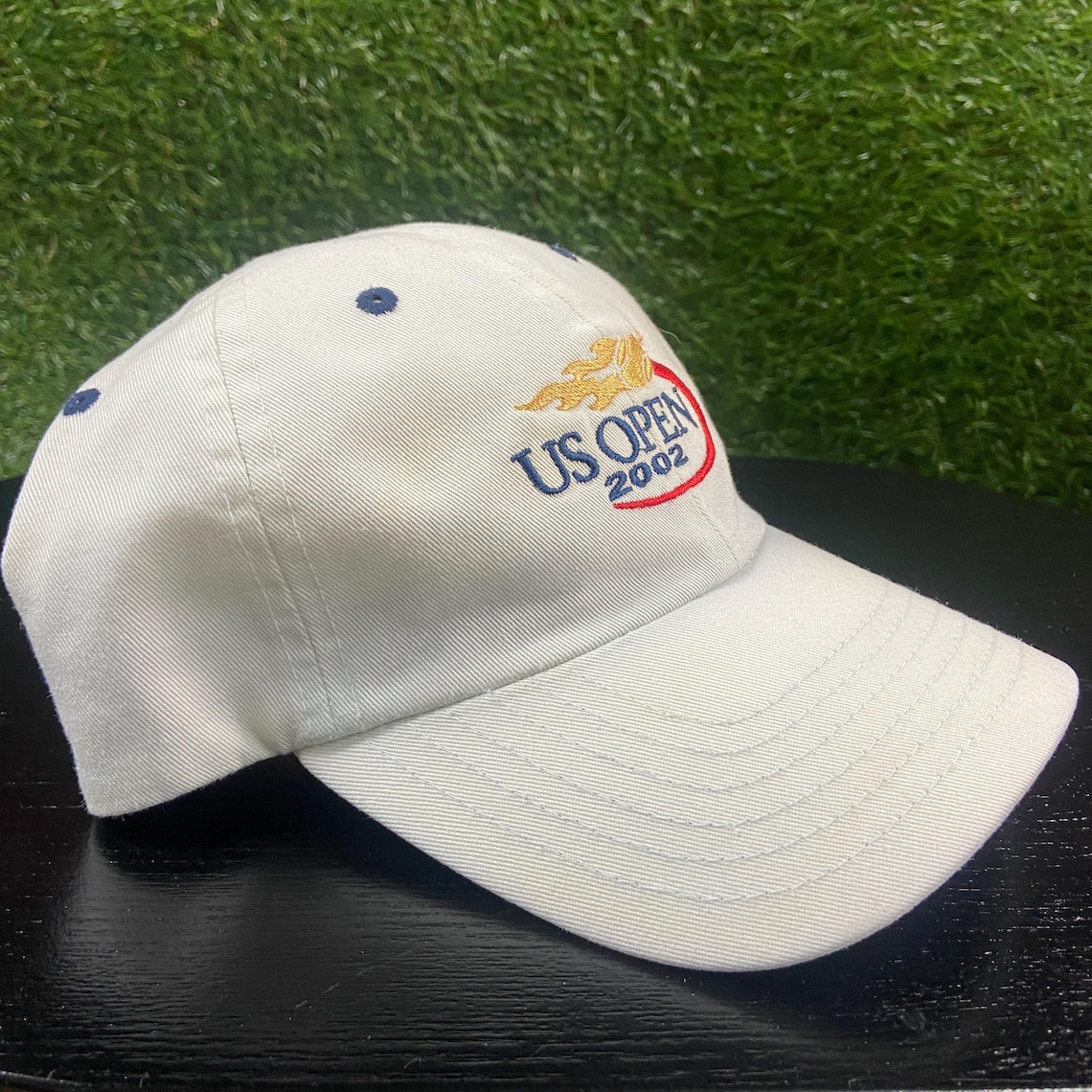 Vintage US Open 2002 Tennis Championships Strap Back Hat OSFA Wimbledon ...