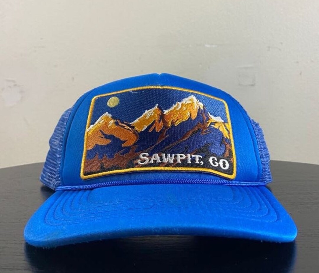 Vintage Sawpit Colorado Snapback Hat OSFA Aspen Denver Boulder Skiing ...