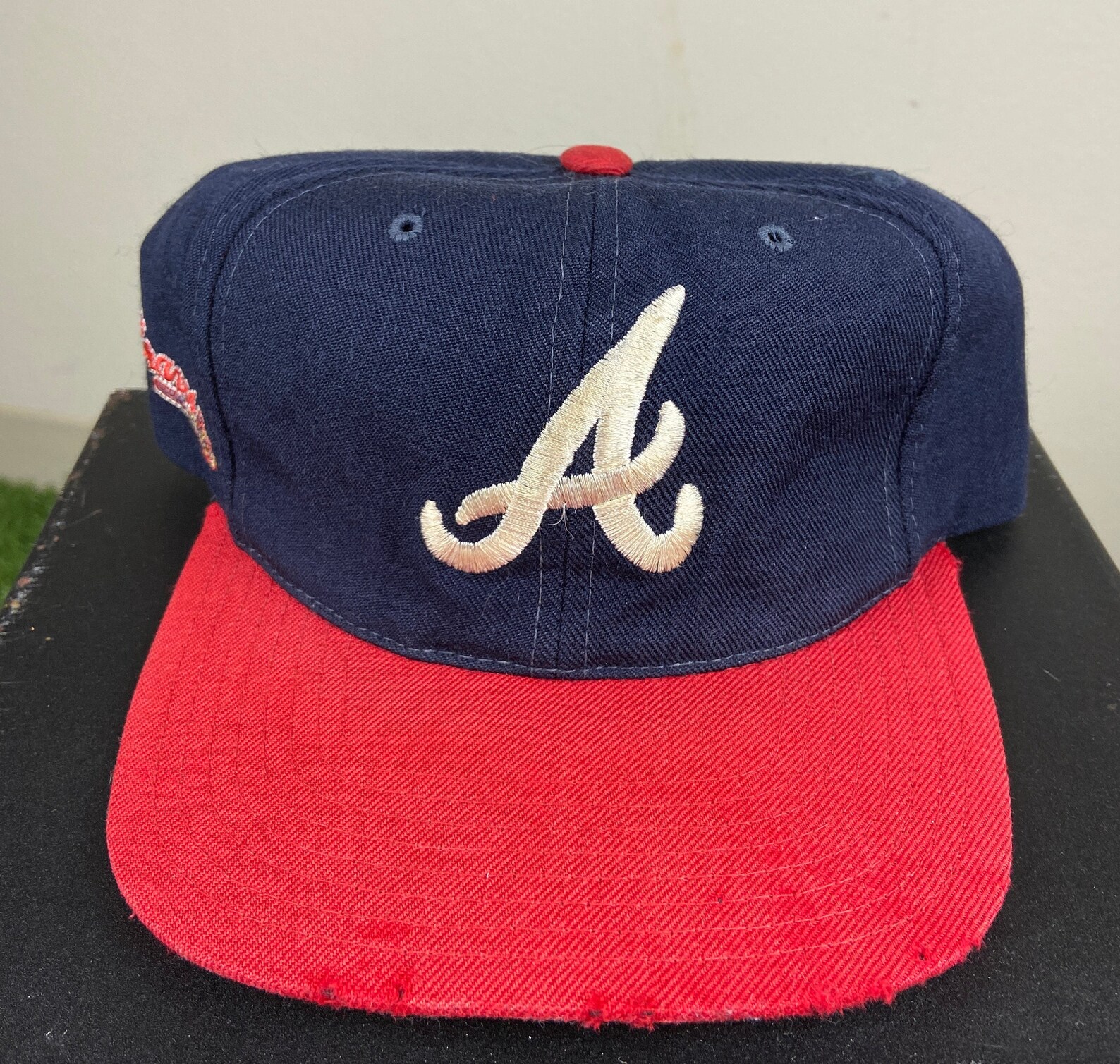 Vintage Atlanta Braves Snapback Hat MLB Baseball Georgia 90s ATL ...
