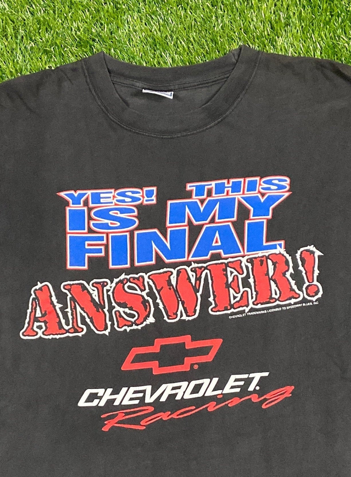 Vintage Chevrolet Racing T Shirt Tee All Sport Size Xtra Vintage Chevrolet Racing T Shirt Tee All Sport Size Xtra