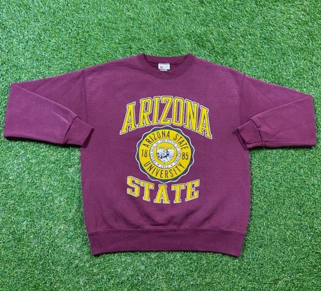 Vintage Arizona State University Crewneck Sweatshirt Sturdy Sweats Made ...