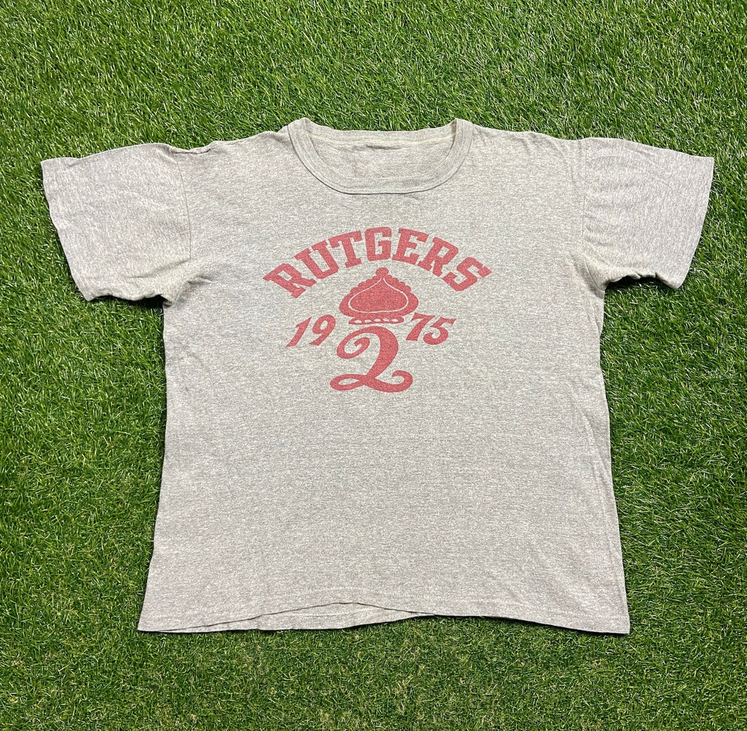 Vintage Rutgers University 1975 T Shirt Tee Size Small NCAA College ...