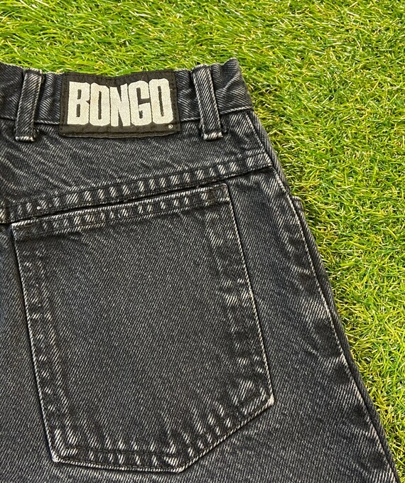 Vintage Black Bongo Jean Short Made USA Size 5 Short … - Gem