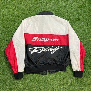 Vintage Snap on Racing Windbreaker Jacket Swingster Made USA Size Large ...