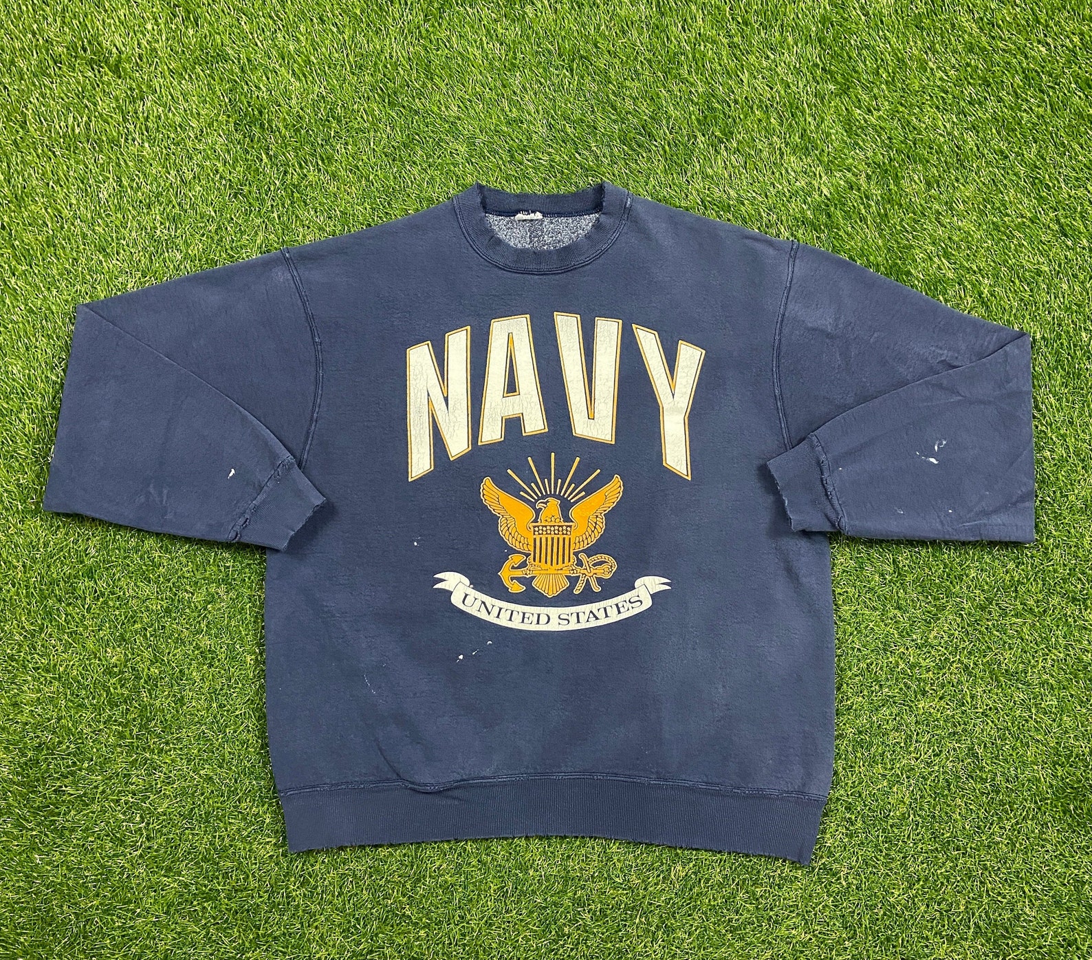 Vintage United States Navy Crewneck Sweatshirt Size Large L | Etsy