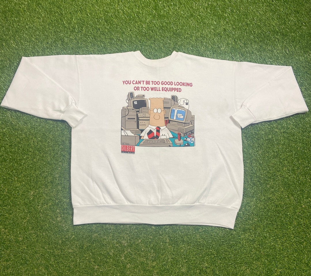 Vintage Dilbert Software Crewneck Sweatshirt Size Xtra Large XL Strip ...