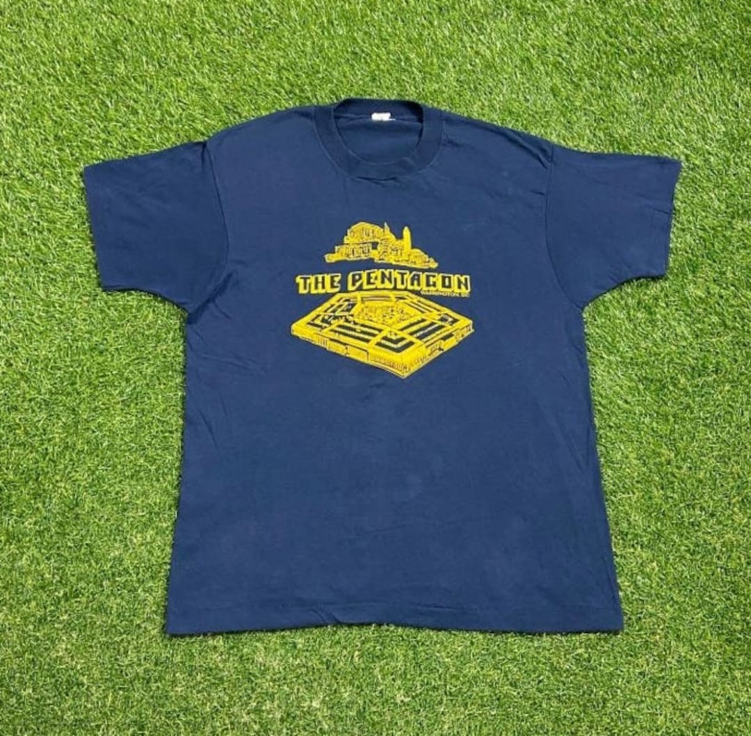 Vintage the Pentagon T Shirt Tee Made USA Large L Washington DC United ...