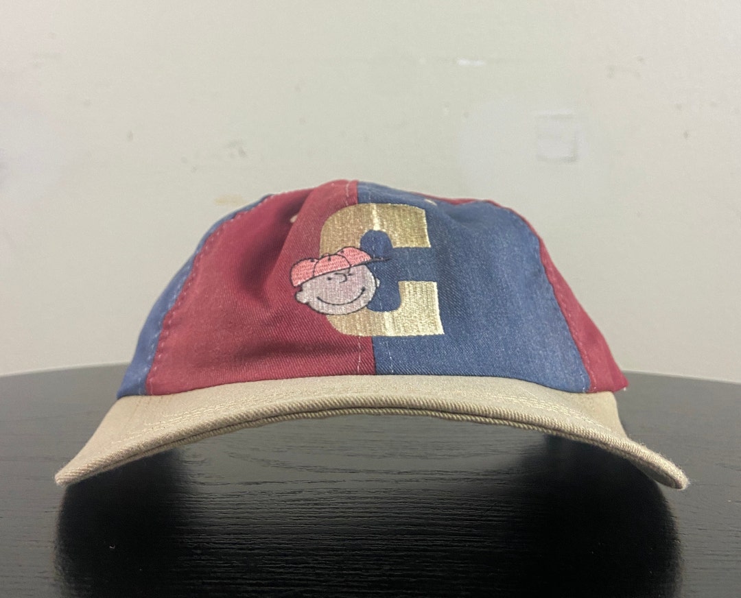 Vintage Charlie Brown Snapback Hat OSFA Snoopy Peanuts Classic Original ...