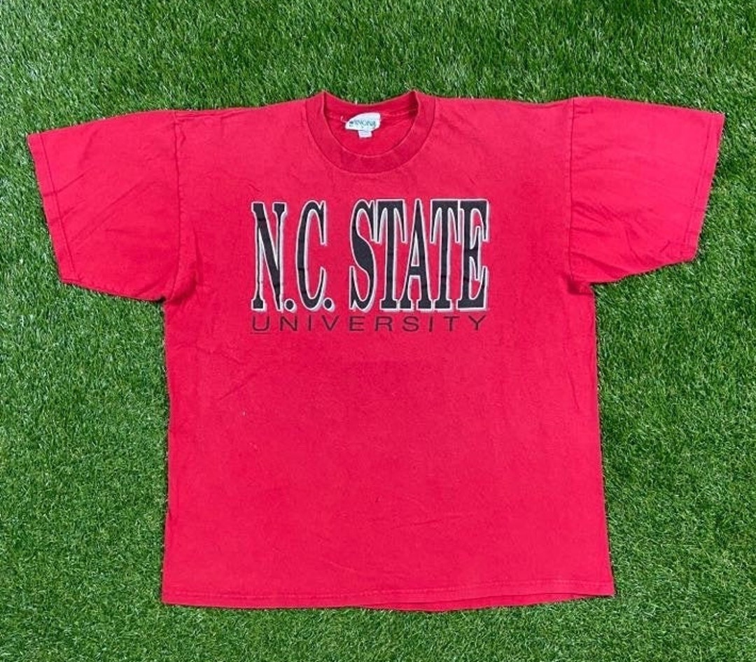 Vintage NC State University Wolfpack T Shirt Tee NCAA College ...