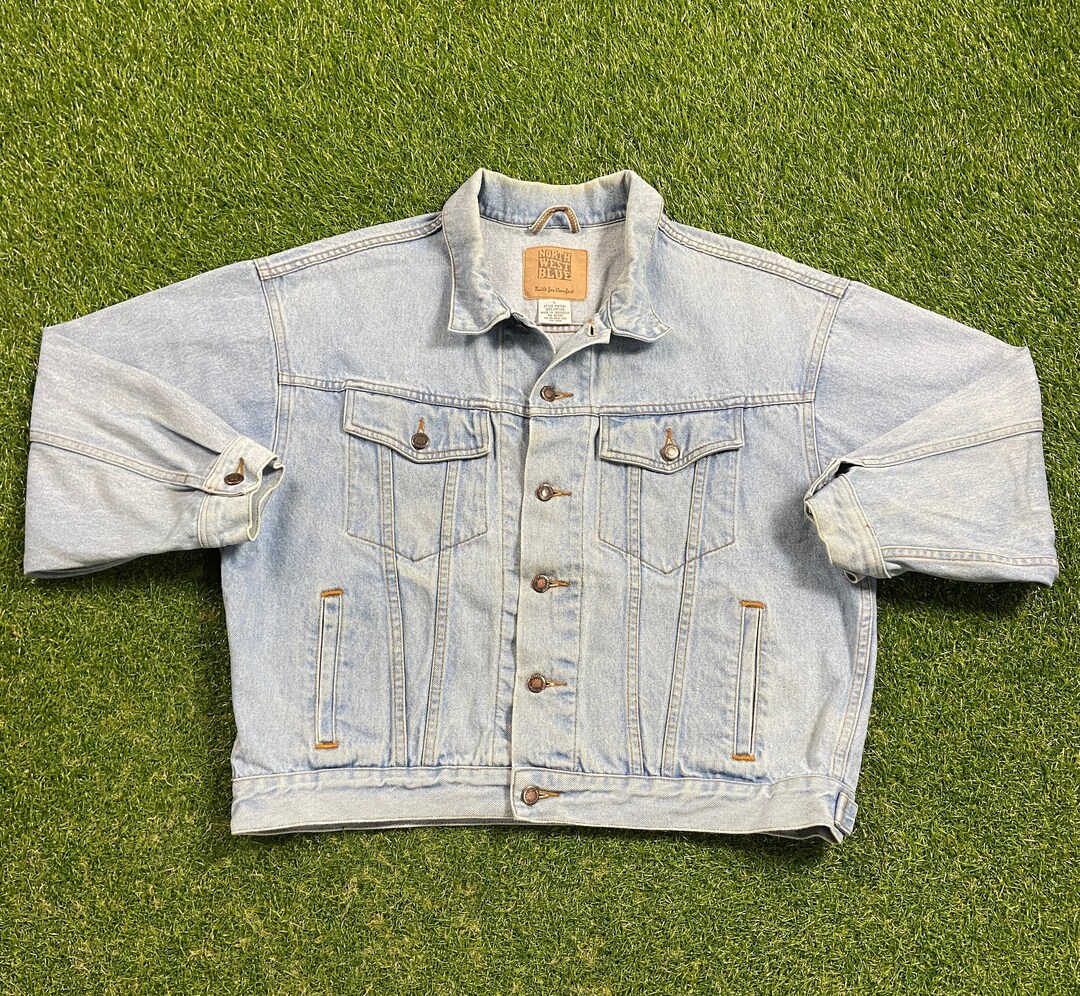 Vintage North West Blue Jean Jacket Size Large L American USA Classic ...