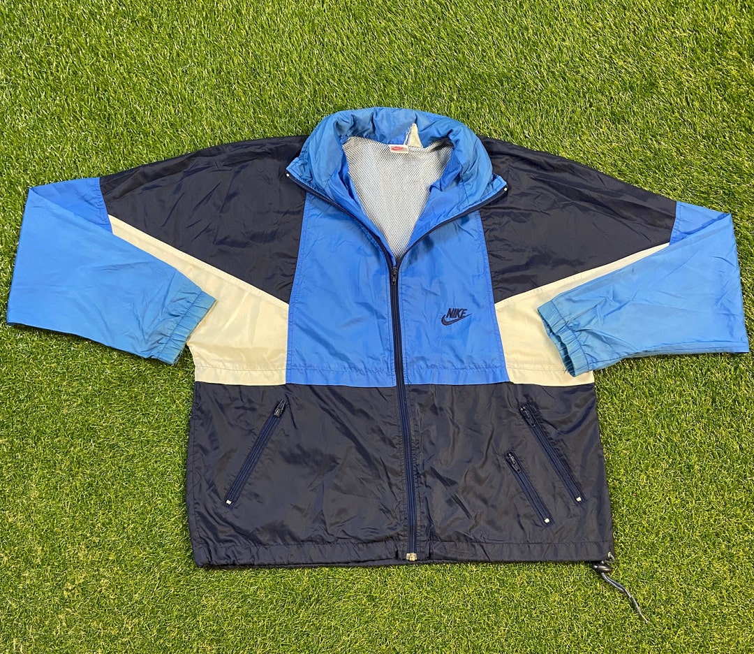 Vintage Nike Windbreaker Jacket Zip up Jacket Size Large L Just Do It ...