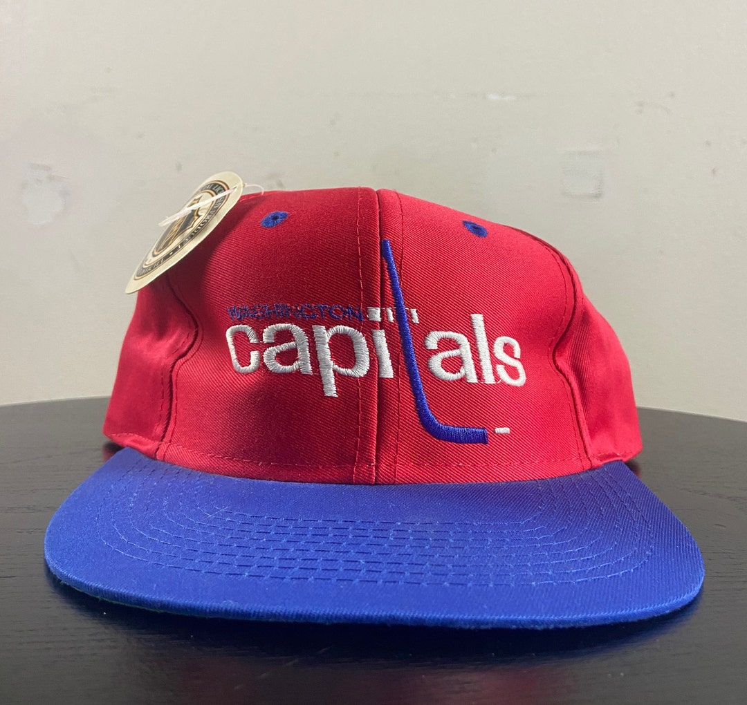 Vintage Washington Capitals Snapback Hat Competitor OSFA NHL Hockey D.C ...
