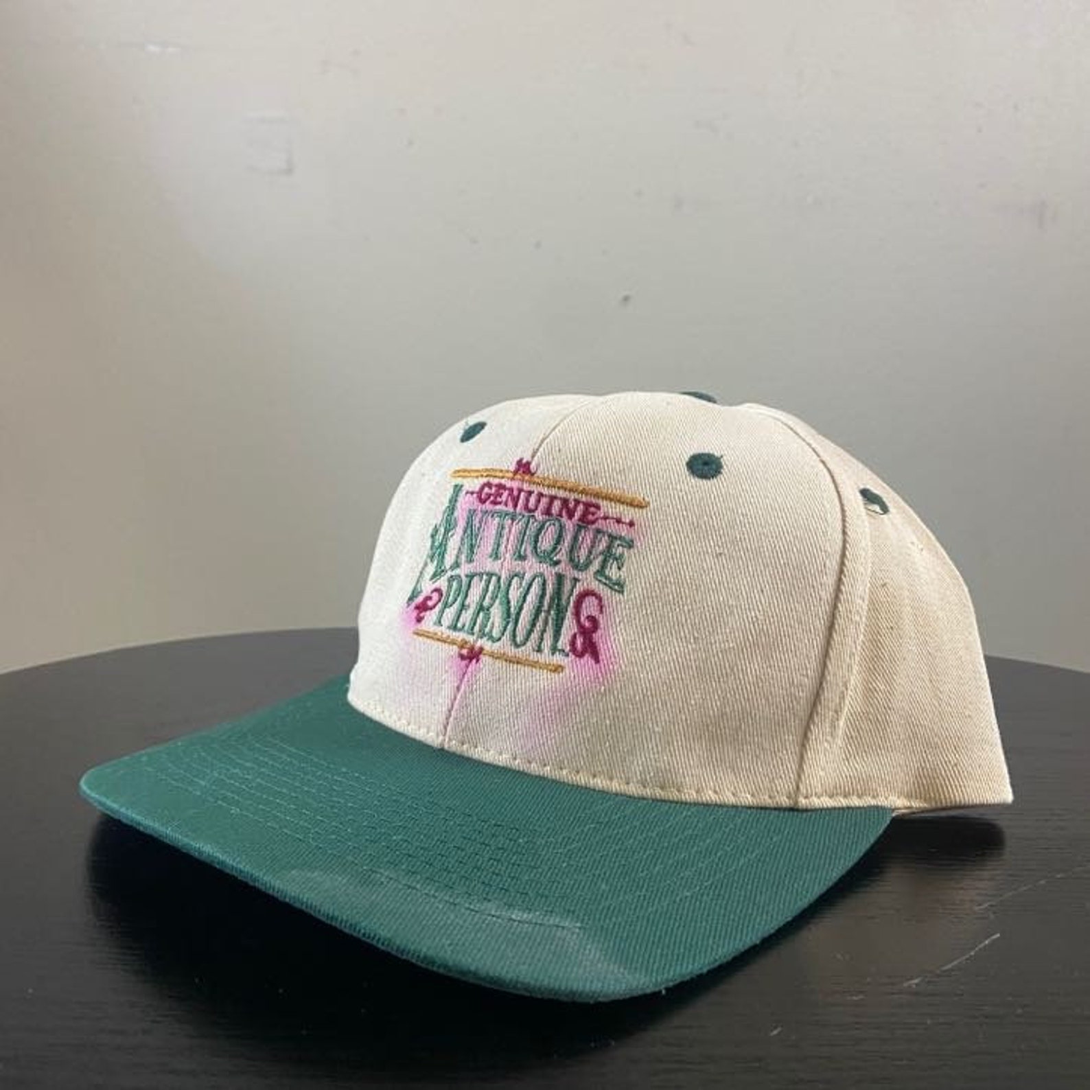 Vintage Genuine Antique Person Snapback Hat OSFA Thrift - Etsy