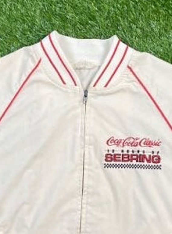 Vintage Coca Cola Jacket Made USA Size Large L RARE C… - Gem