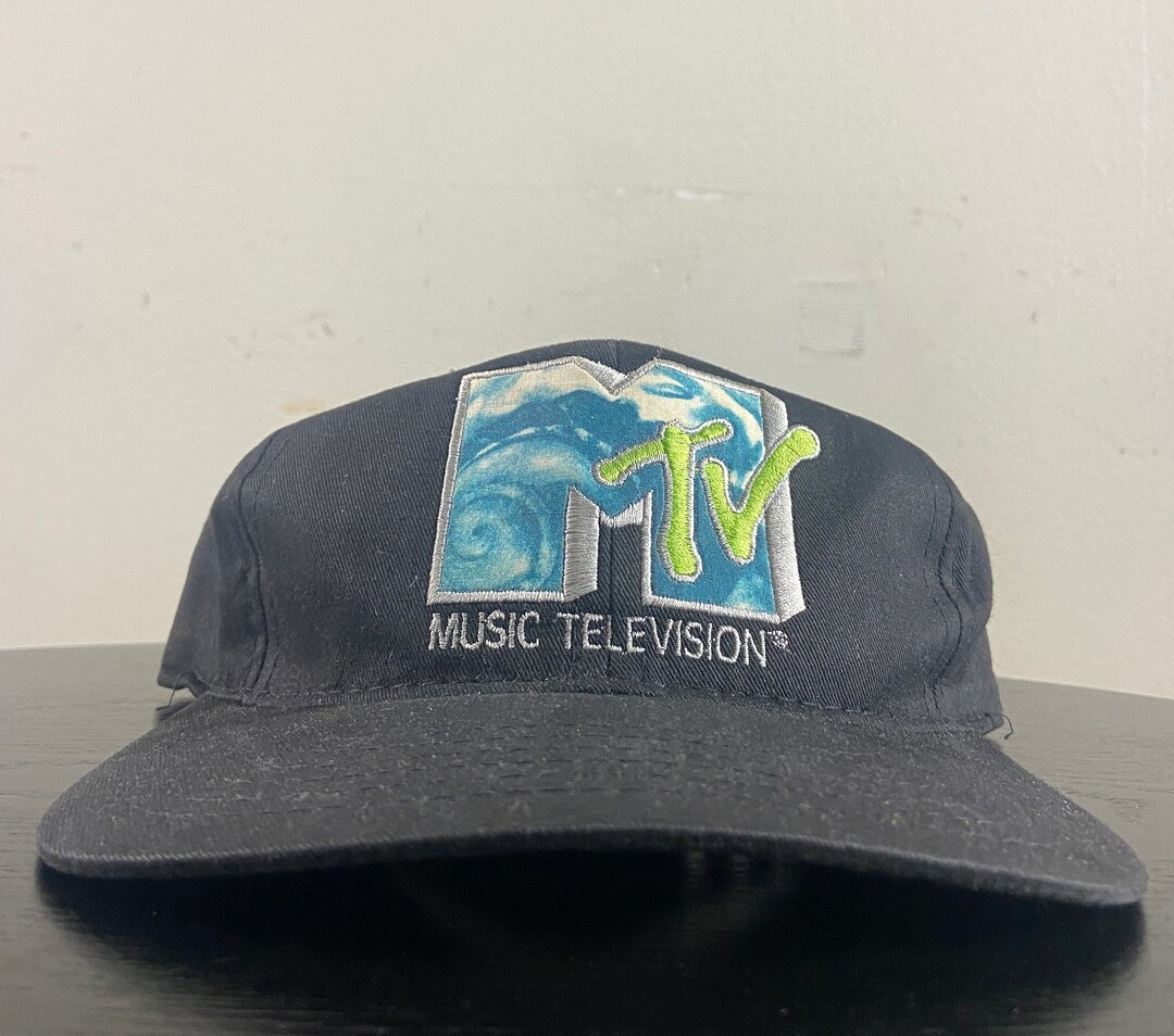 Vintage MTV Snapback Hat Made Usa OSFA Music Television TRL Total ...