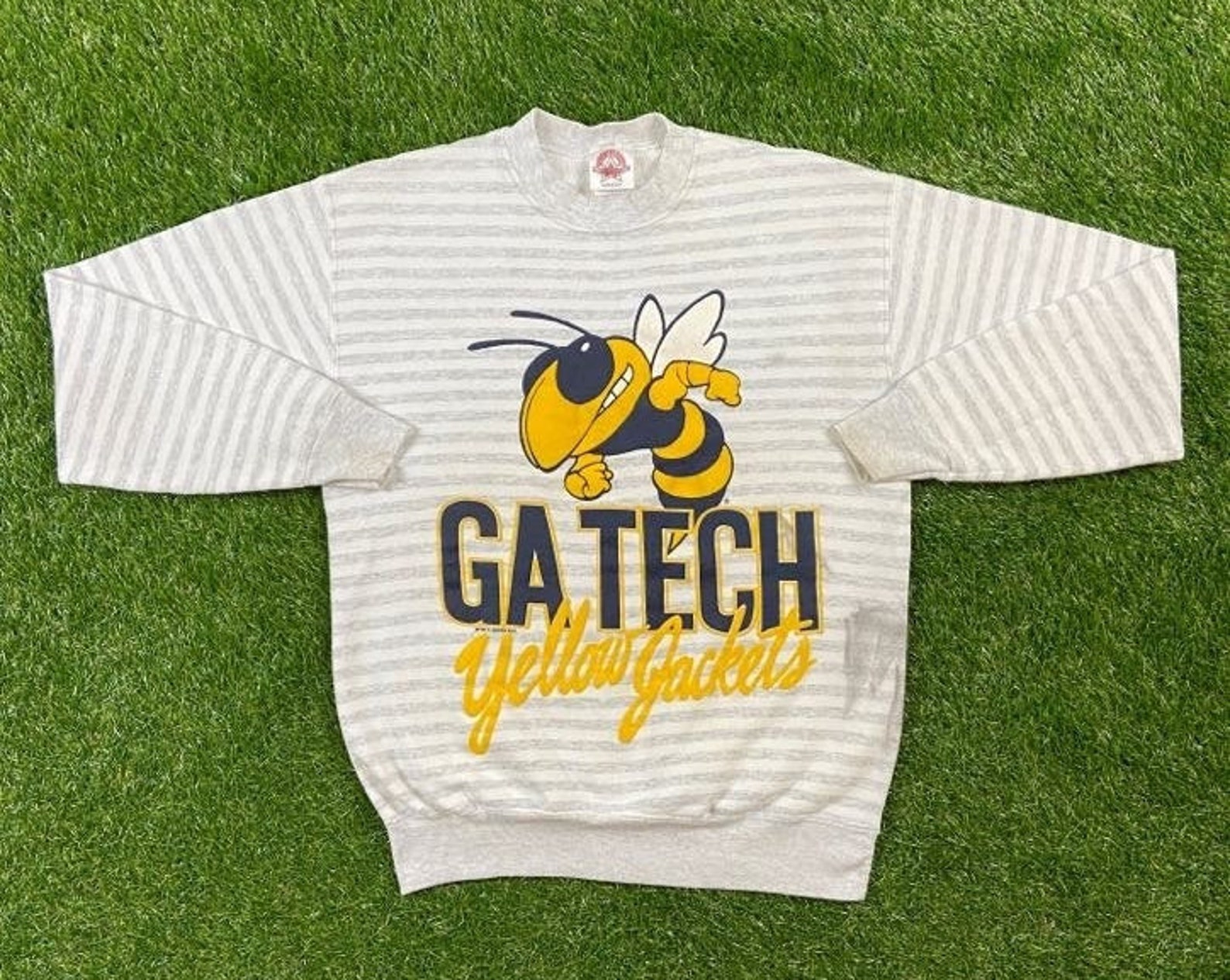 Vintage Georgia Tech Crewneck Sweatshirt Winning Image Made | Etsy