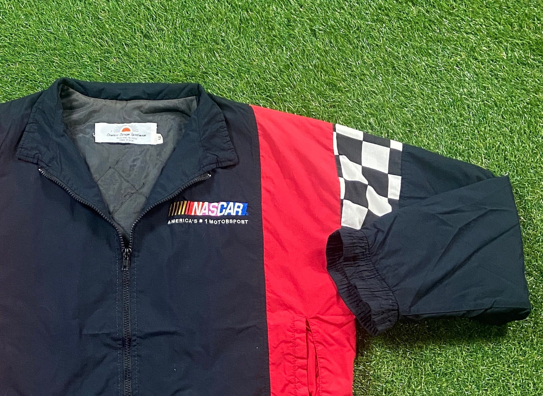 Vintage NASCAR Windbreaker Jacket Made USA Size Medium M Motor - Etsy