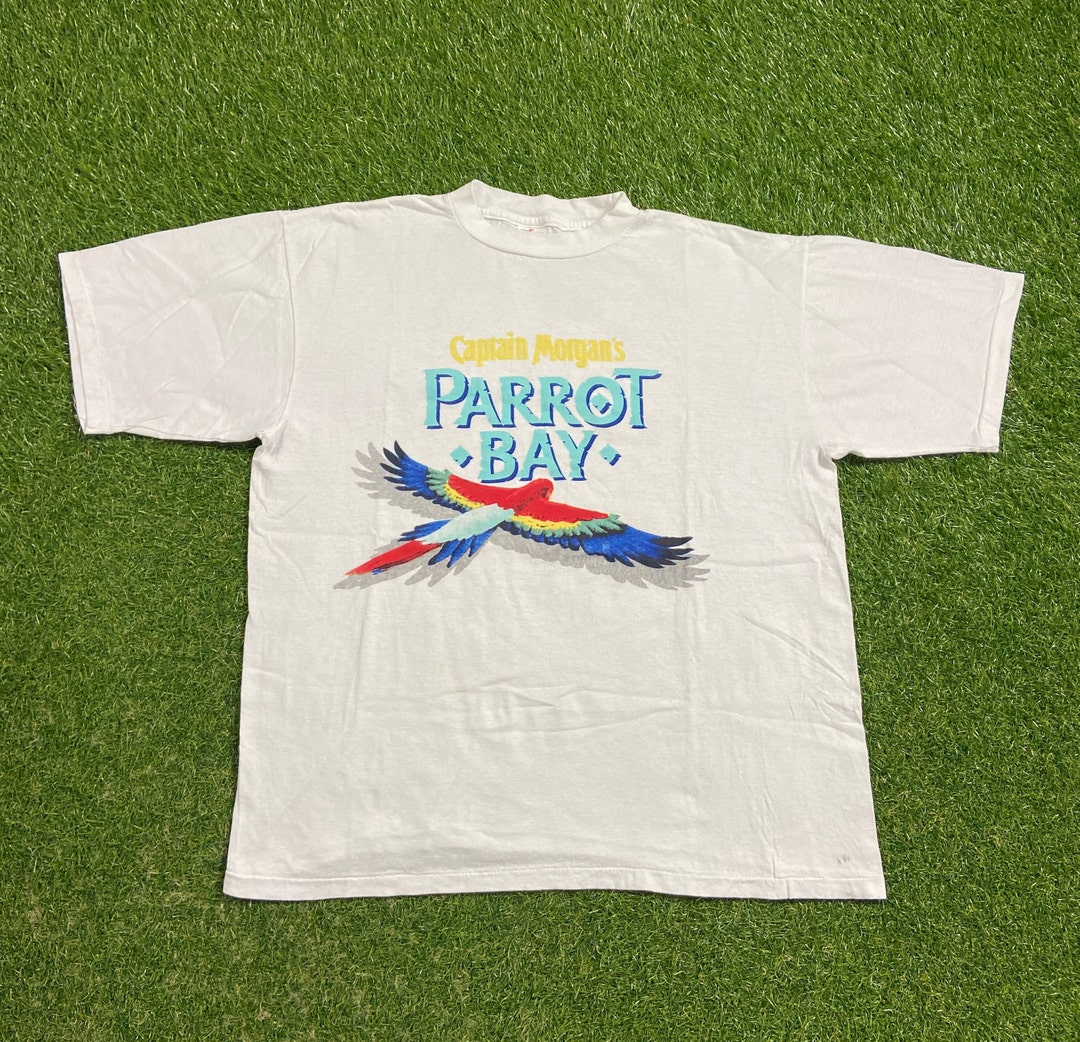 Vintage Captain Morgan's Parrot Bay T Shirt Tee Size Xtra Large XL ...
