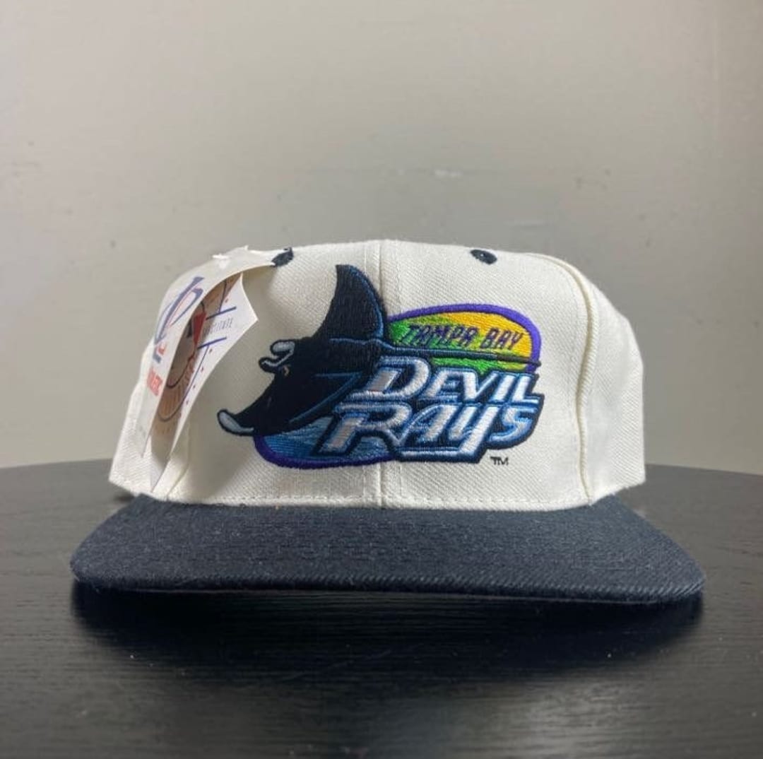 Vintage Tampa Bay Devil Rays Snapback Hat Logo Athletic OSFA MLB ...