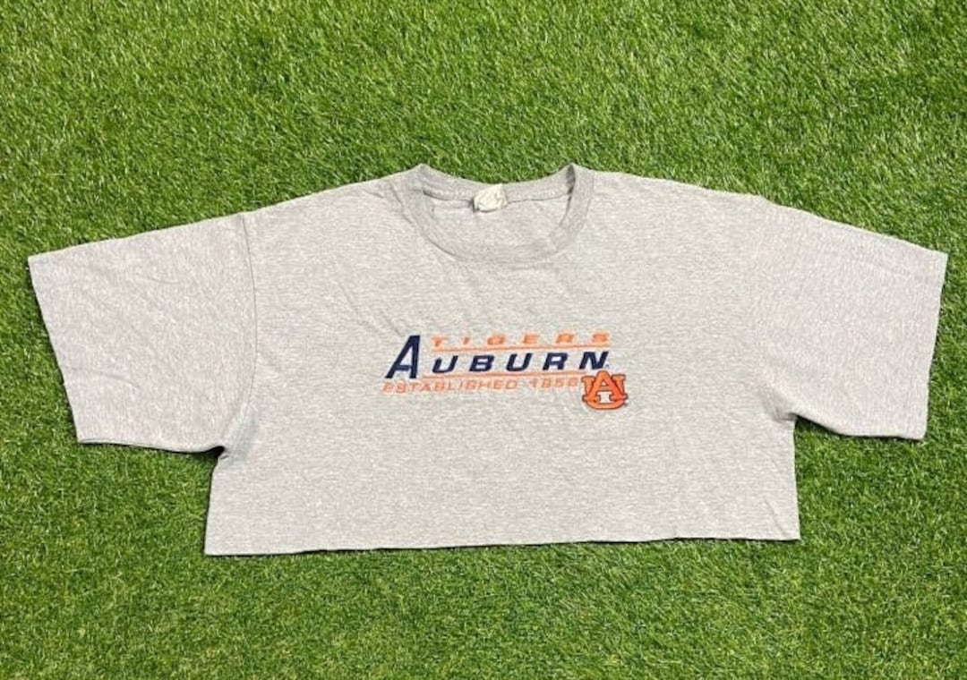 Vintage Auburn University Tigers Crop Top Camisa Tamaño Xtra Grande XL ...