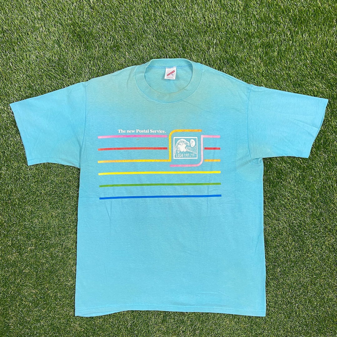 Vintage the New Postal Service T Shirt Tee Jerzees Made USA Xtra Large ...