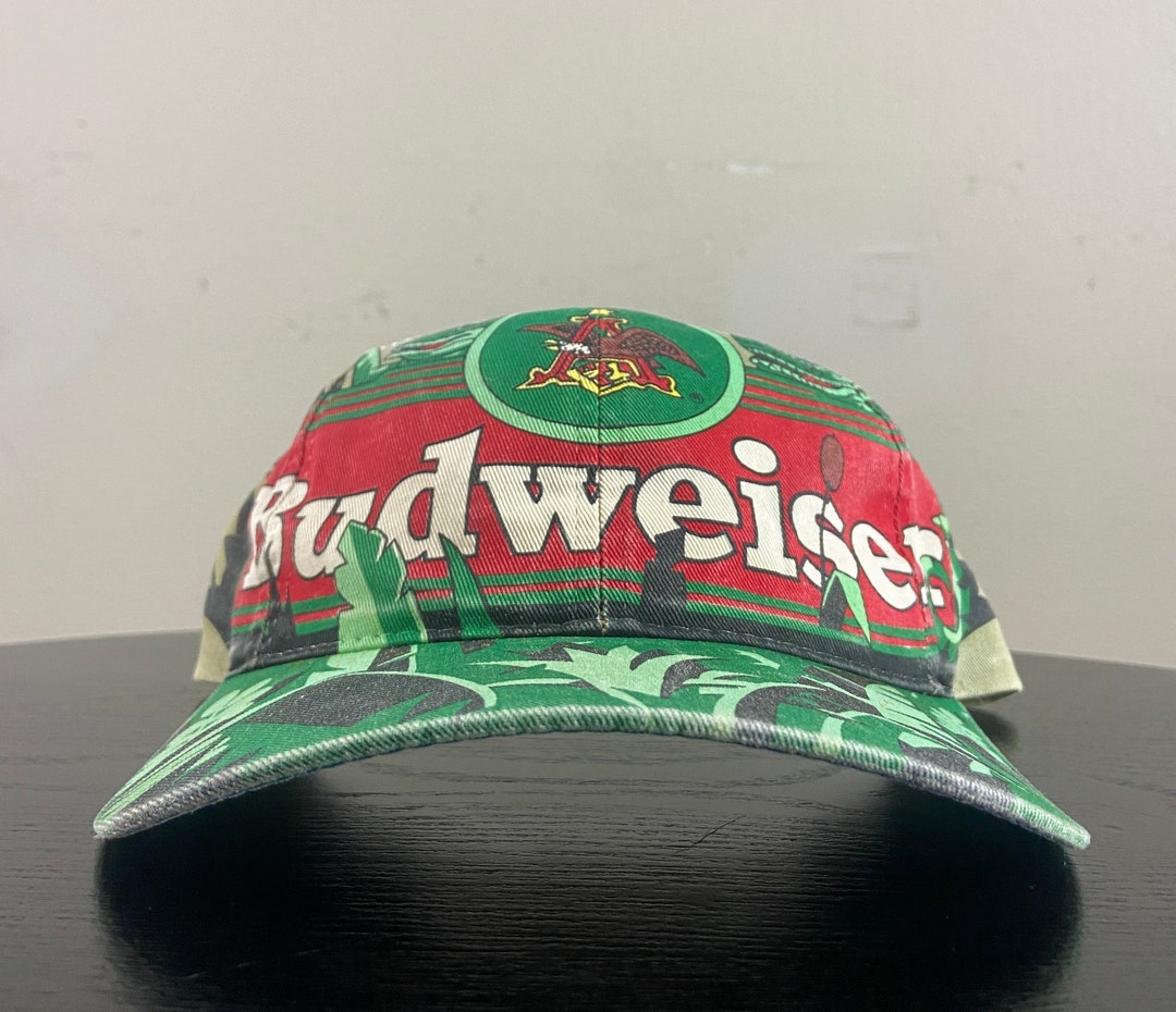 Vintage Budweiser Snapback Hat OSFA Beer Brew Alcohol 1990s 90s ...