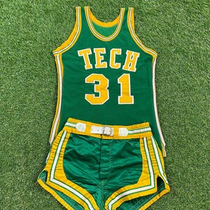 Vintage Tech Basketball Set Jersey Shorts Rawlings Made USA - Etsy