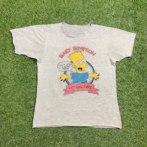 Vintage Bart Simpson T Shirt Tee the Simpsons Size Small S 1980s 90s ...