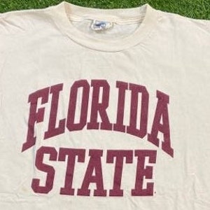 Vintage Florida State University Seminoles T Shirt Tee Global Basics ...
