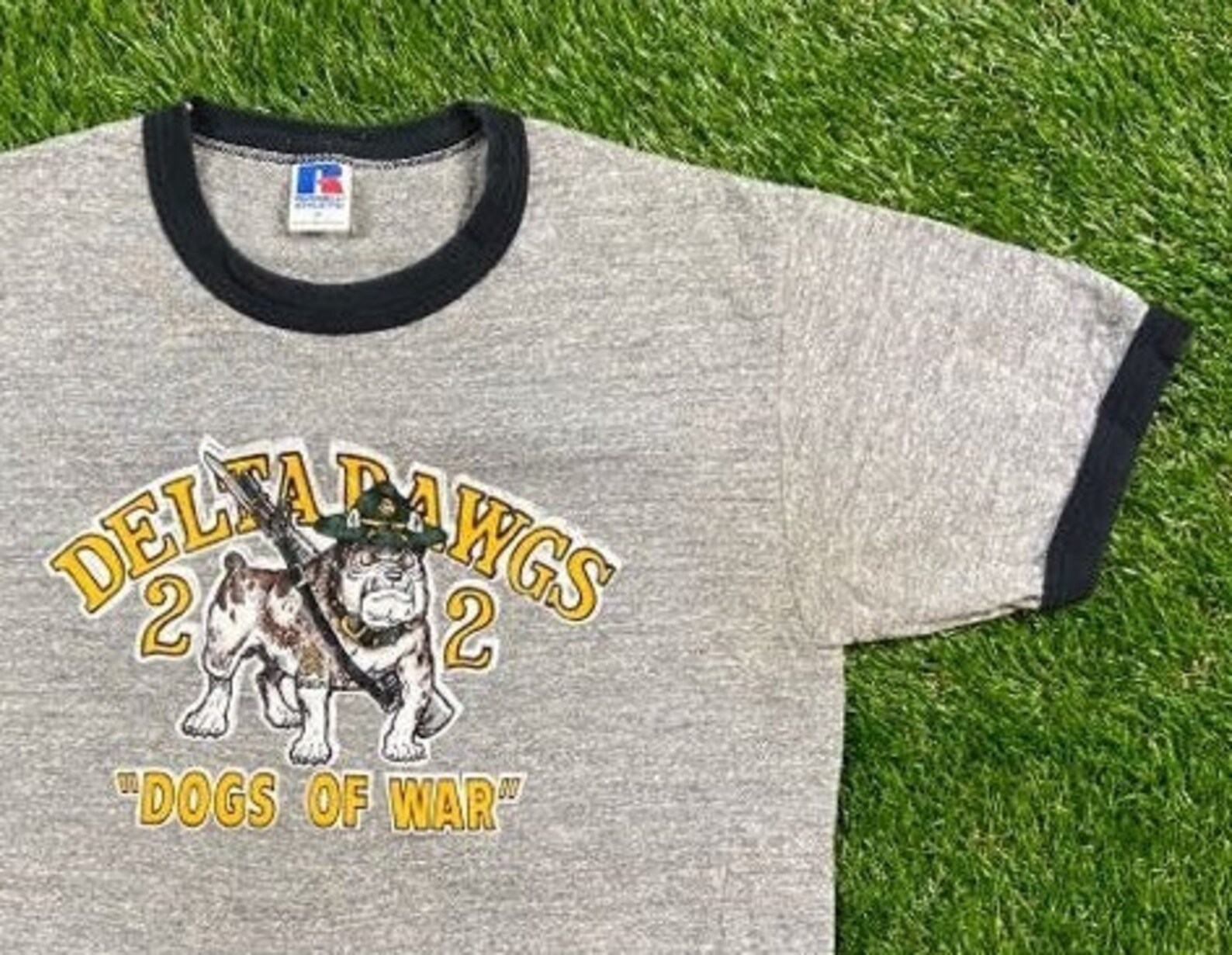 Vintage Delta Dawgs 22 Dogs of War T Shirt Russell Athletic | Etsy