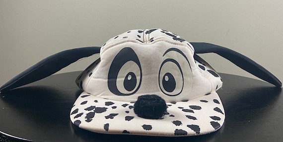 Vintage 101 Dalmatians Hat Made USA Kids Size Walt Di… - Gem