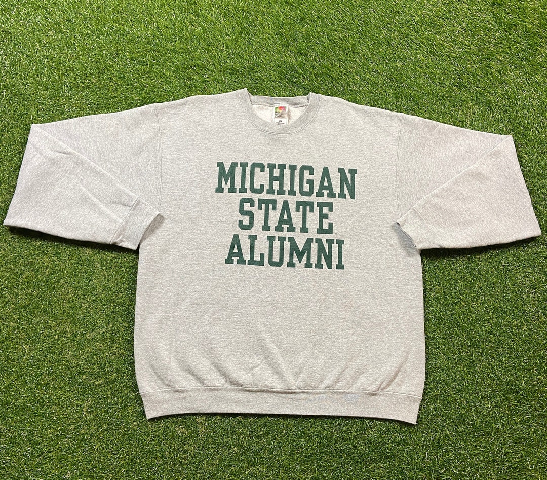 Vintage Michigan State University Crewneck Sweatshirt Size Xtra Large ...