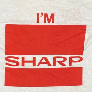 Vintage I'm Sharp T Shirt Tee Hanes Made USA Size Small Ben Thompspn's ...