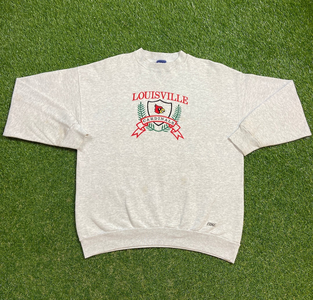 Vintage University of Louisville Crewneck Sweatshirt Bike Made USA Xtra ...