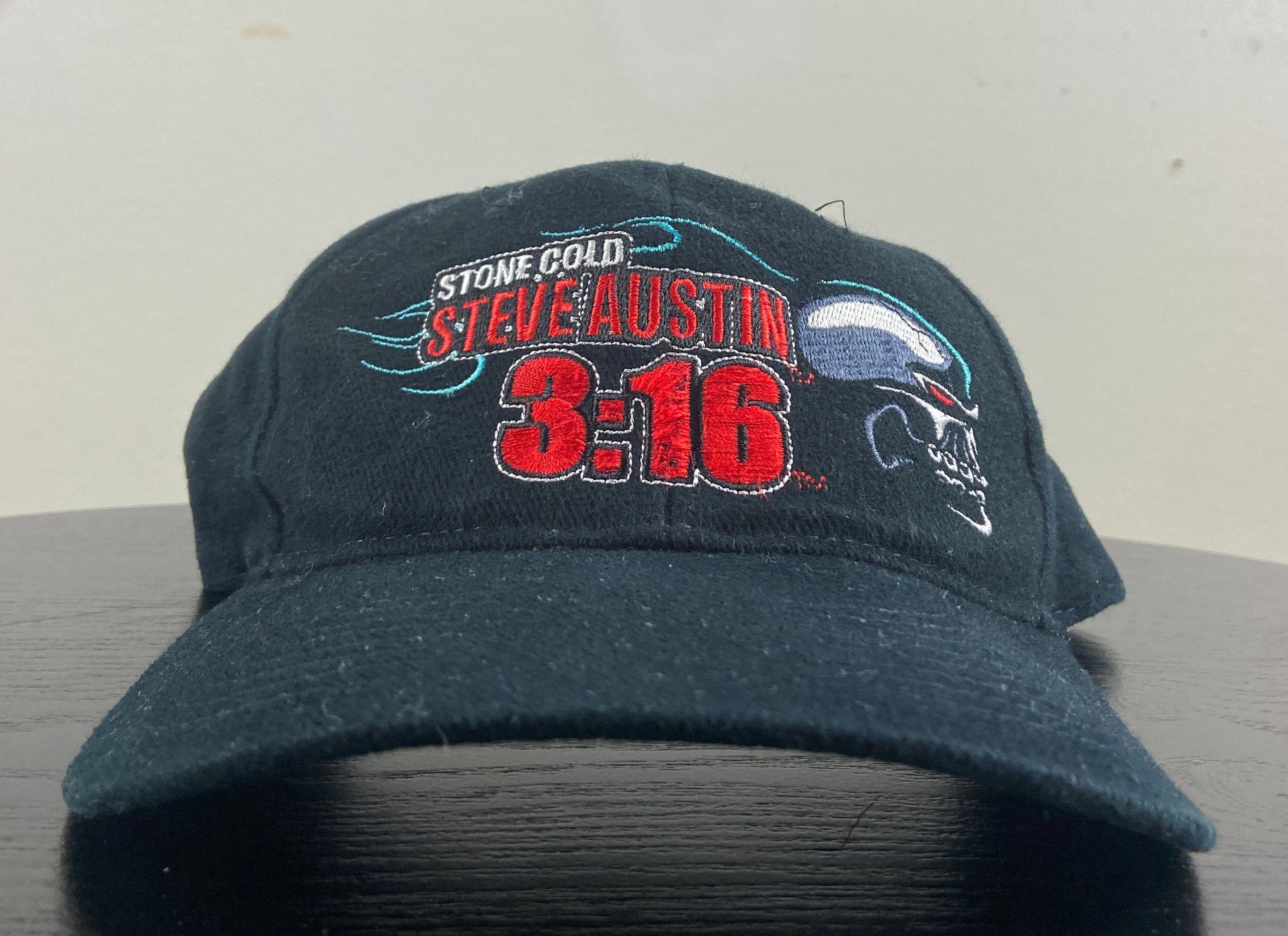 Vintage Stone Cold Steve Austin 3:16 Snapback Hat OSFA WWF | Etsy