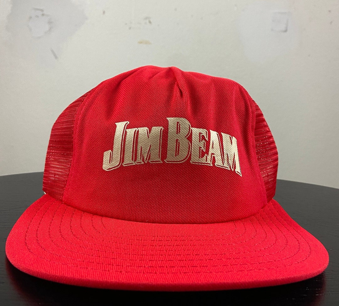 Vintage Jim Beam Snapback Hat AJD OSFA Drink Alcohol Party Night Life ...