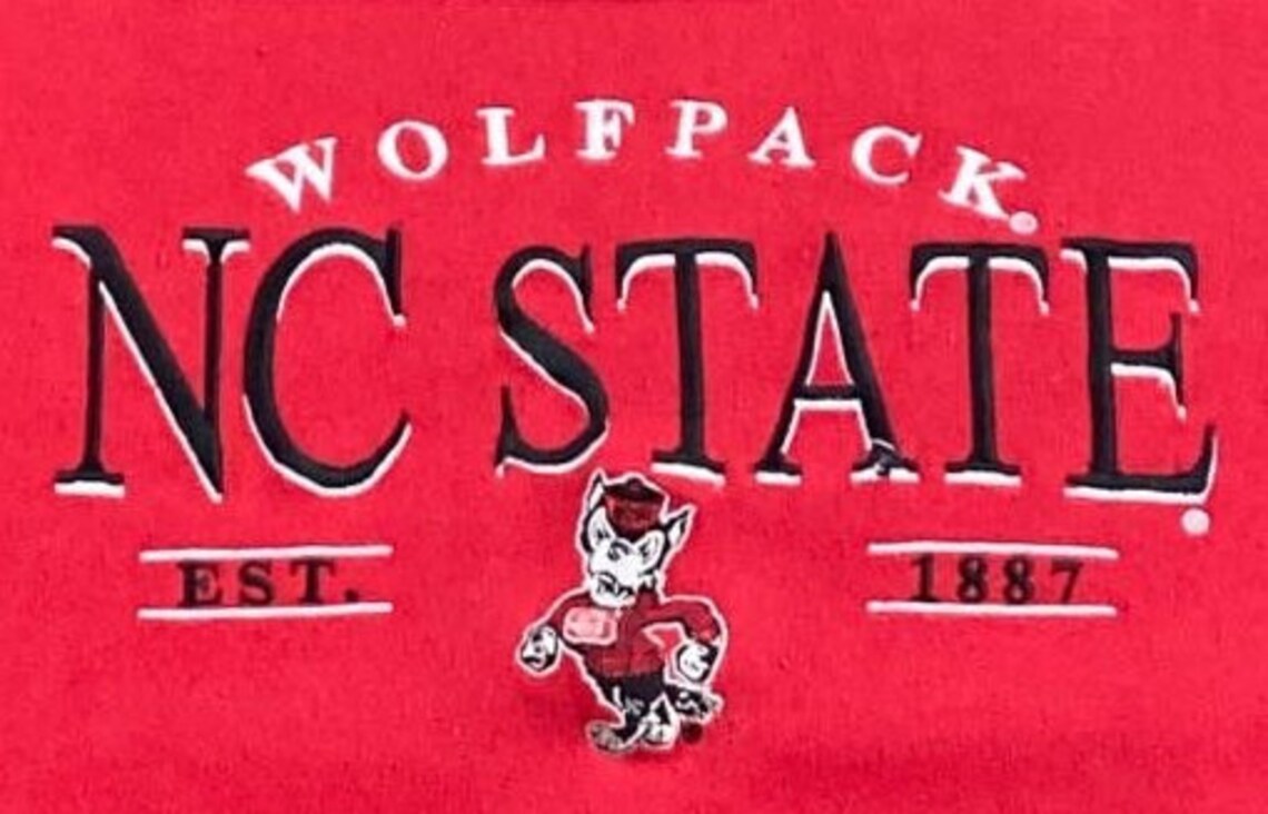 Vintage NC State University Wolfpack Crewneck Sweatshirt Size XL NCAA ...