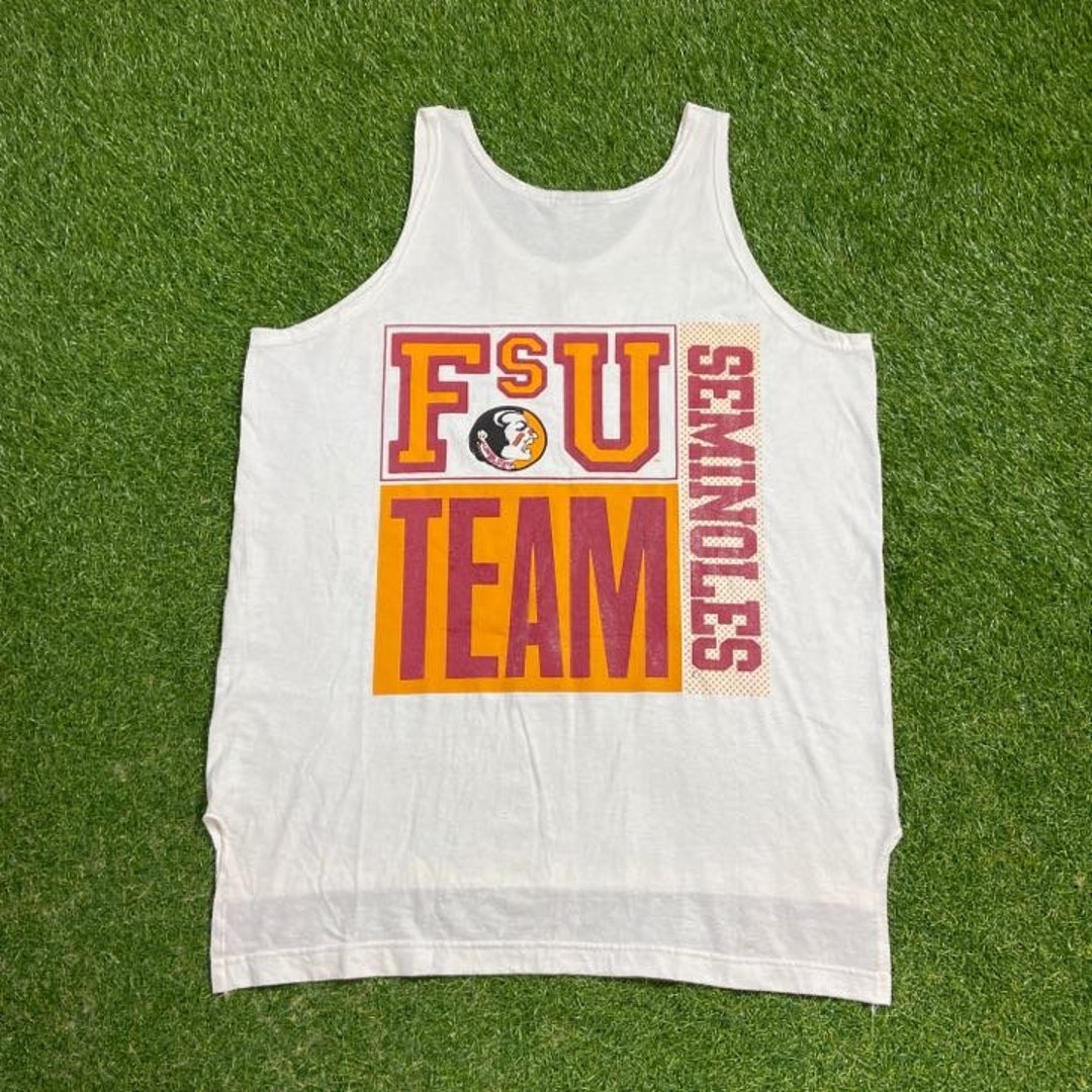 Vintage Florida State University Seminoles Tank Top Shirt Made Usa Xtra ...