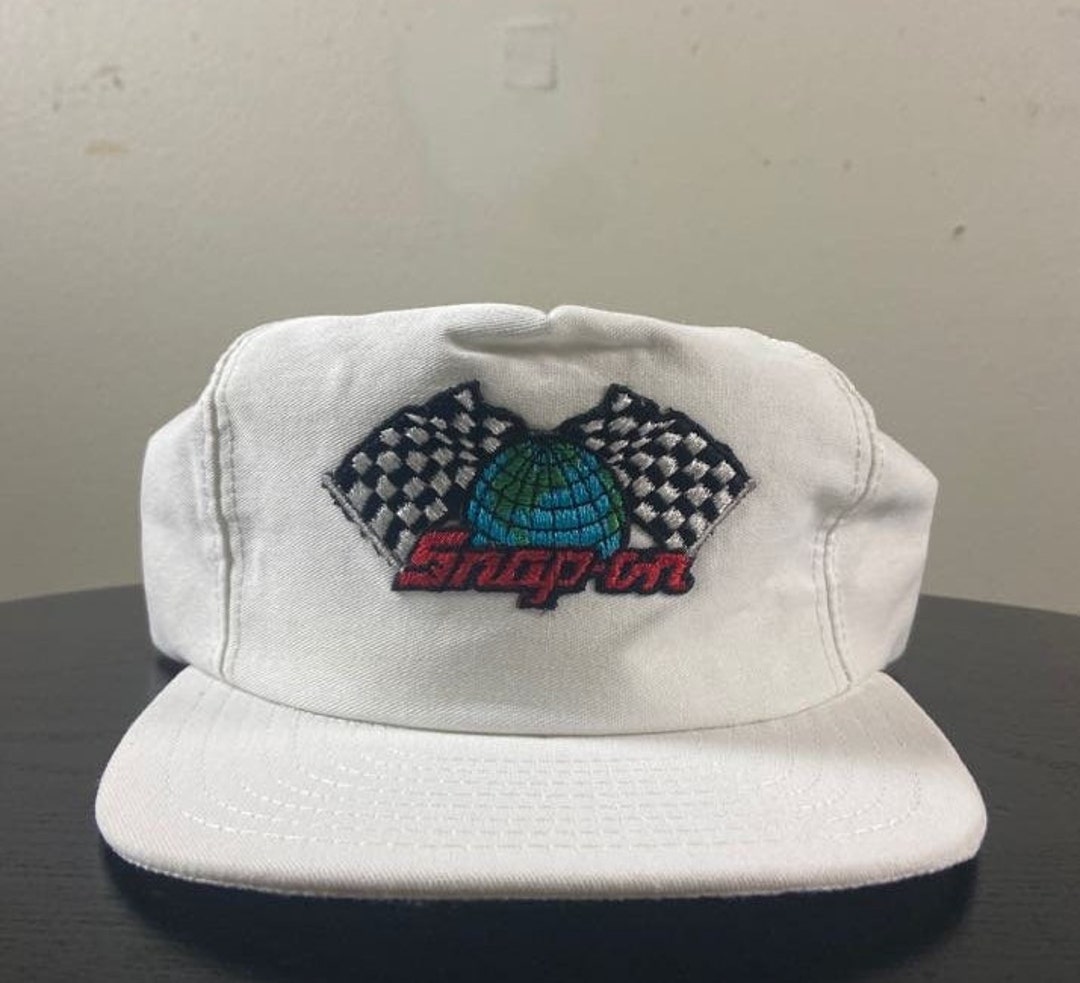 Vintage Snap on Racing Snapback Hat Cintas Made USA OSFA Sport Racing ...
